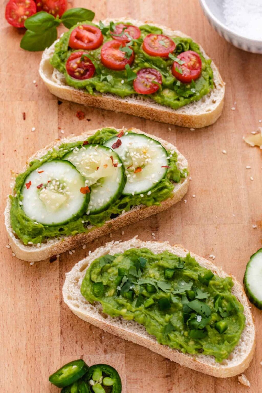 Vegan Avocado Toast (with 25 topping ideas) - Three Little Chickpeas