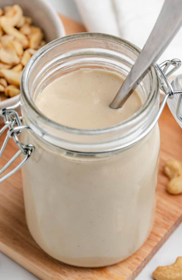 Creamy Dijon Cashew Salad Dressing (Vegan and Oil-Free) - Three Little ...
