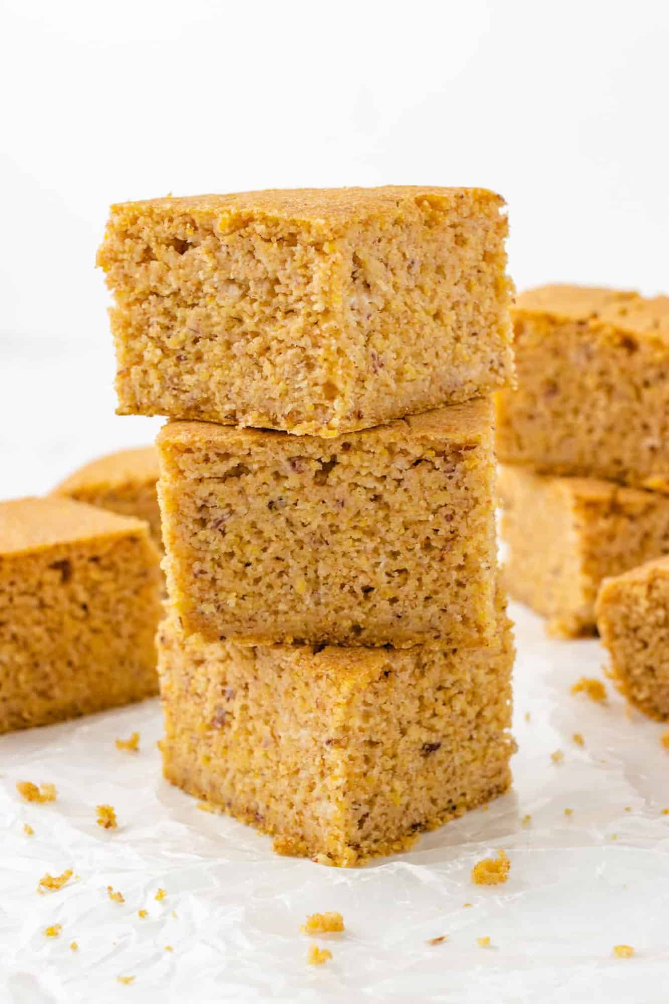 Cornbread with Coconut Milk - Three Little Chickpeas