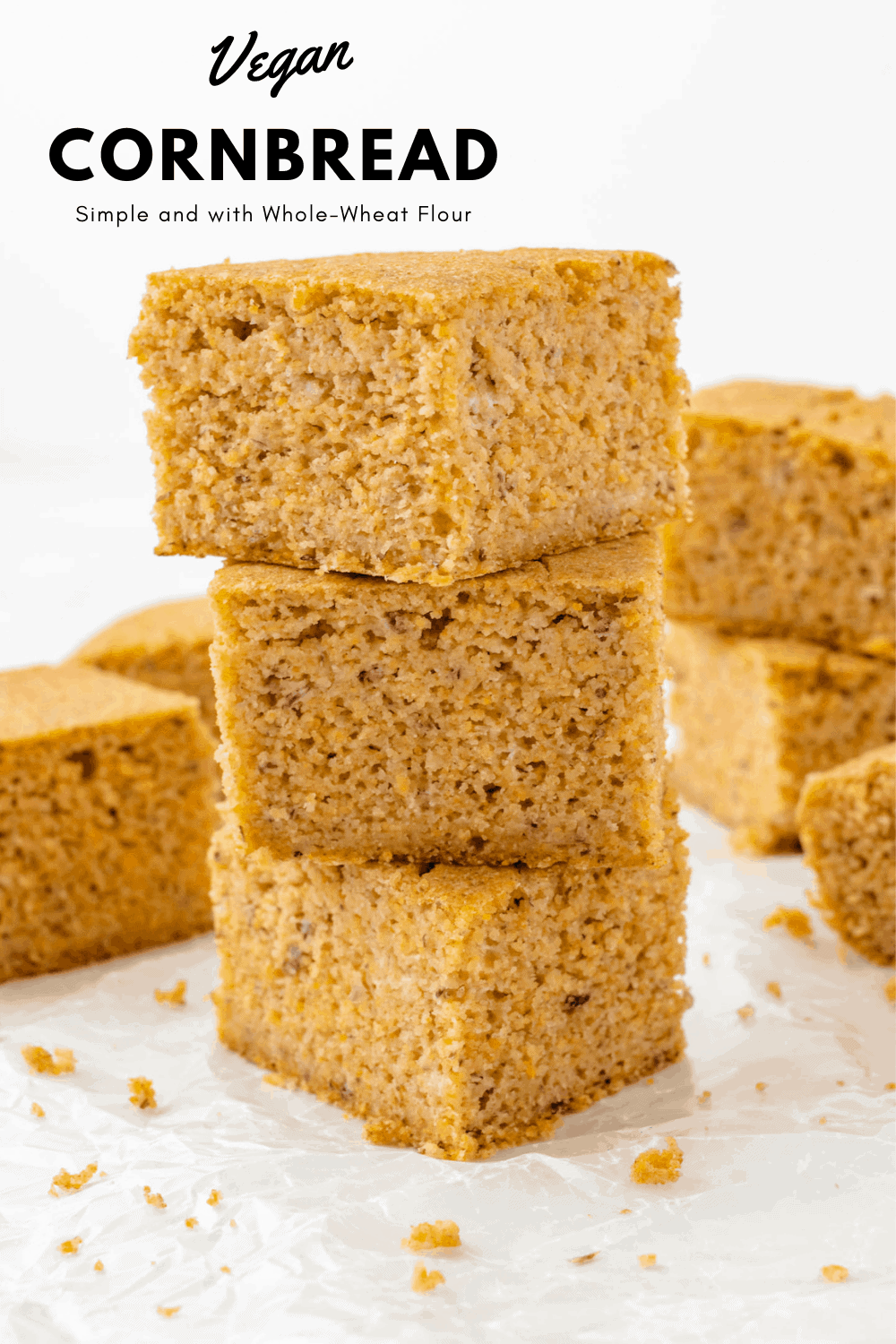 Cornbread with Coconut Milk - Three Little Chickpeas