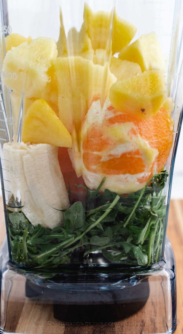 Arugula Smoothie - Three Little Chickpeas