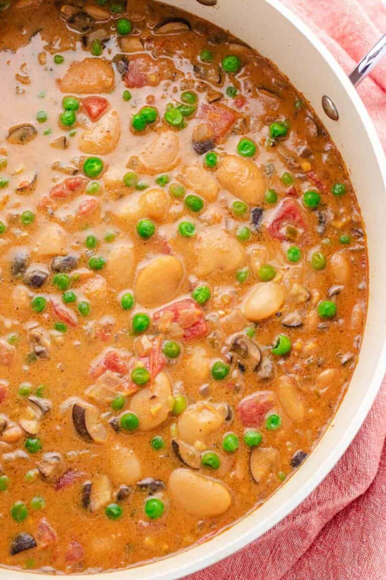 Creamy Butter Bean Curry - Three Little Chickpeas