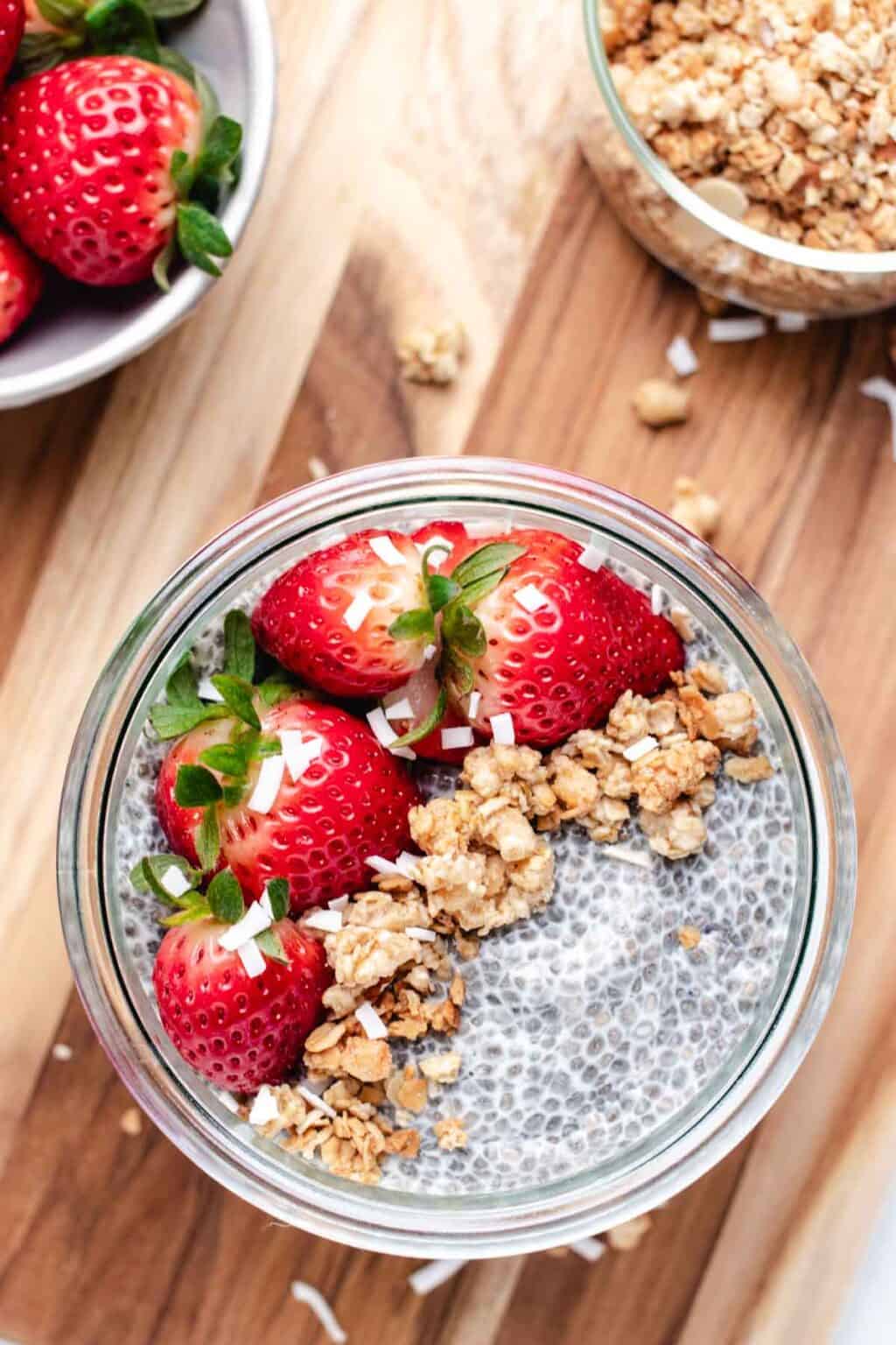 Chia Pudding with Oat Milk - Three Little Chickpeas