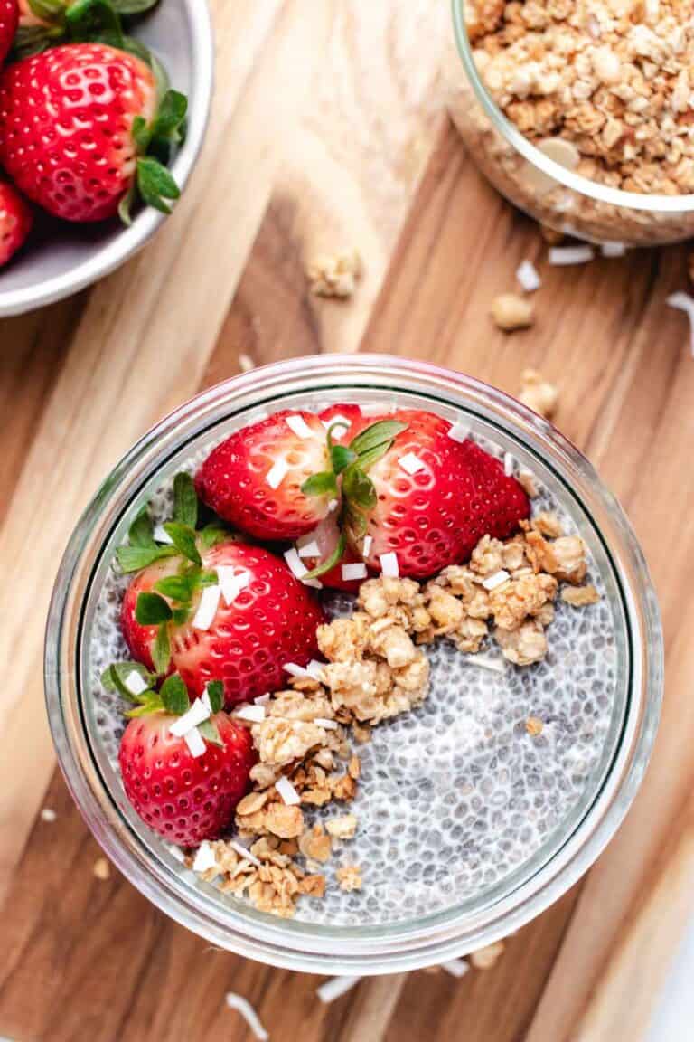 Chia Pudding with Oat Milk - Three Little Chickpeas