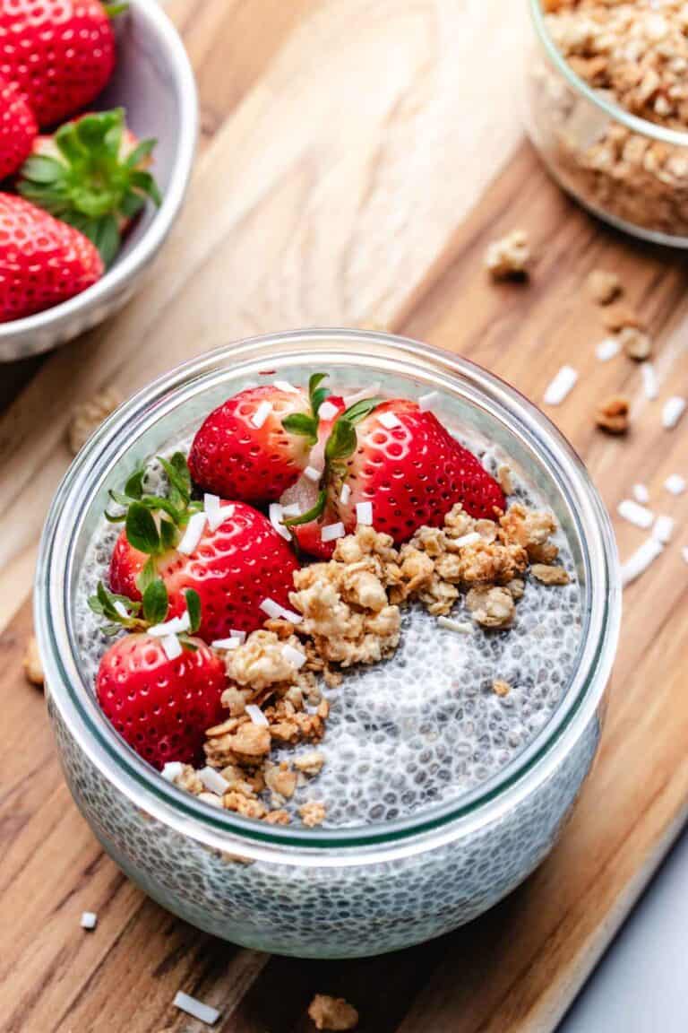 Chia Pudding with Oat Milk - Three Little Chickpeas