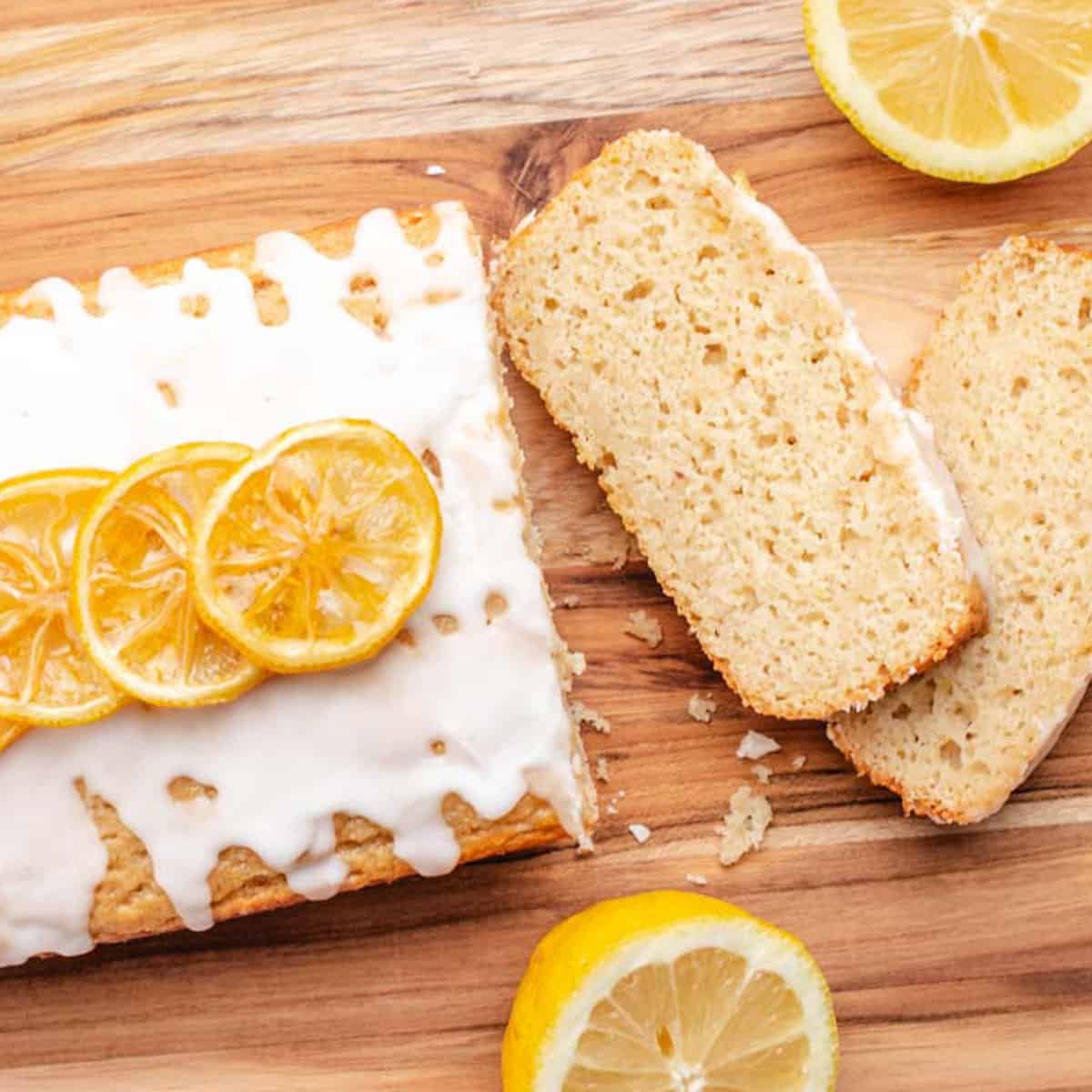 Vegan Lemon Loaf Cake (Oil-Free) - Three Little Chickpeas