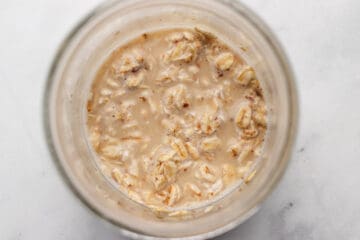 Overnight Oats with Water - Three Little Chickpeas