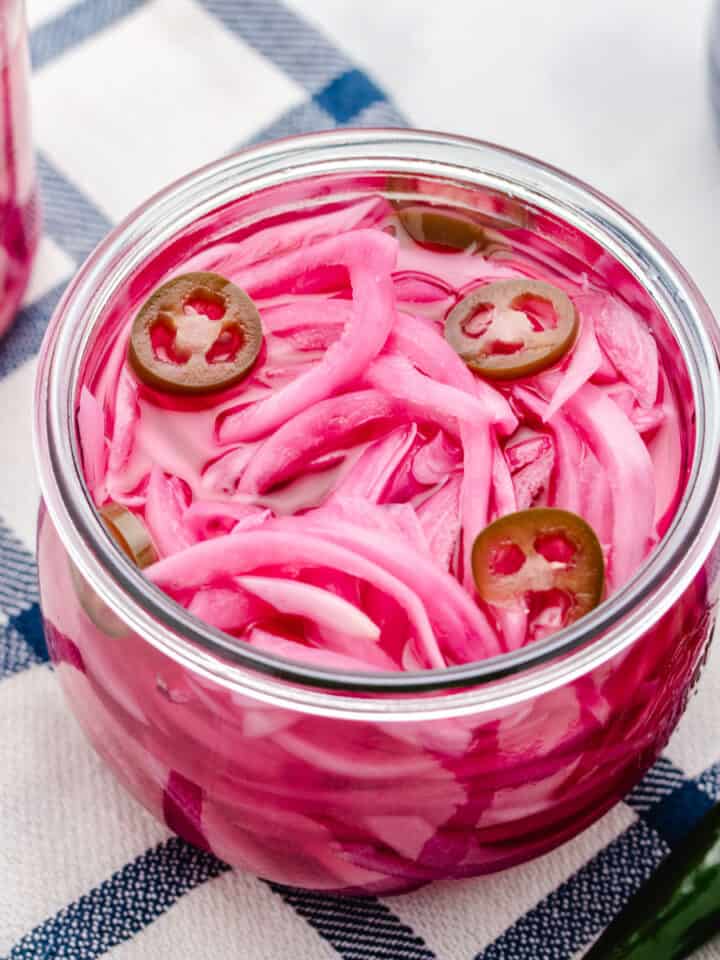 Quick Pickled White Onions - Three Little Chickpeas