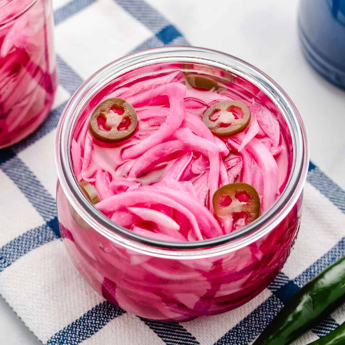 Spicy Pickled Onions - Three Little Chickpeas