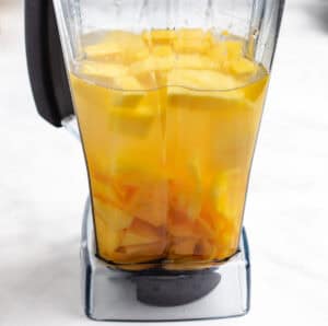 Easy Mango Water - Three Little Chickpeas